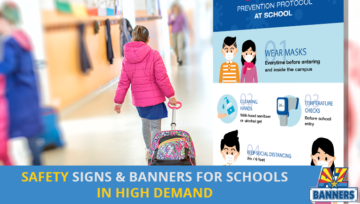 Safety Signs Banners for School | AZ Banners