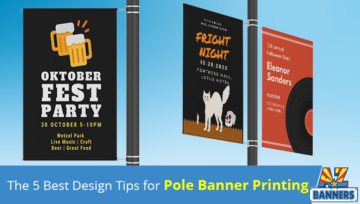 The 4 Best Design Tips for Pole Banner Printing